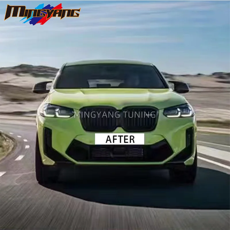 Old to New X4M F98 LCI Bodykit 2022 Design Upgrade Kit Car Bumpers Rear ...