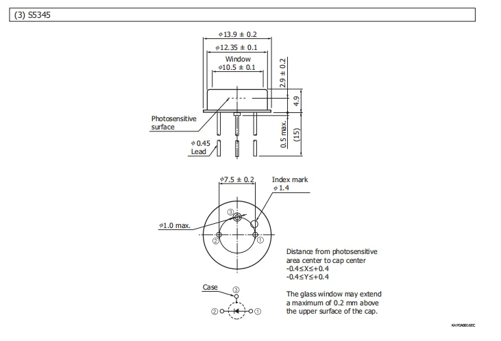 Analytical Instrument Low Light Level Measurement Hamamatsu 600nm Uv Si Apd Avalanche Photodiode ...
