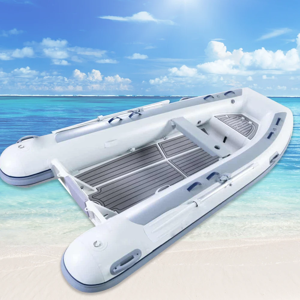 Aluminum Inflatable PVC TUB Fishing Rowing RIB Boat 2.6m 2.9m 4.6m ...
