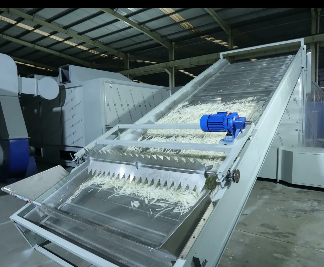 Commercial Continuous Mesh Conveyor Belt Radish Drying Machine For ...