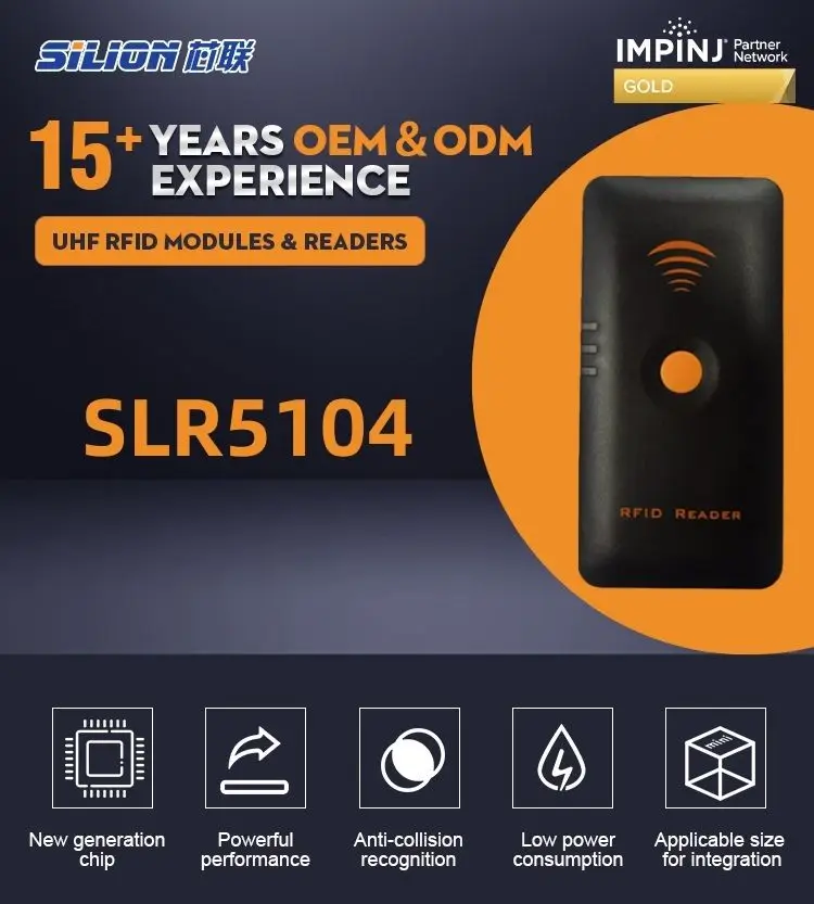 Silion Handheld Uhf Blue Tooth Uhf Rfid Reader Qm100 Long Range Uhf ...