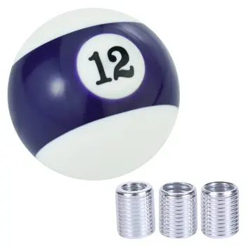 12 Ball Car Racing Shifter Lever Stick Knob Head Polished Gear Shift ...