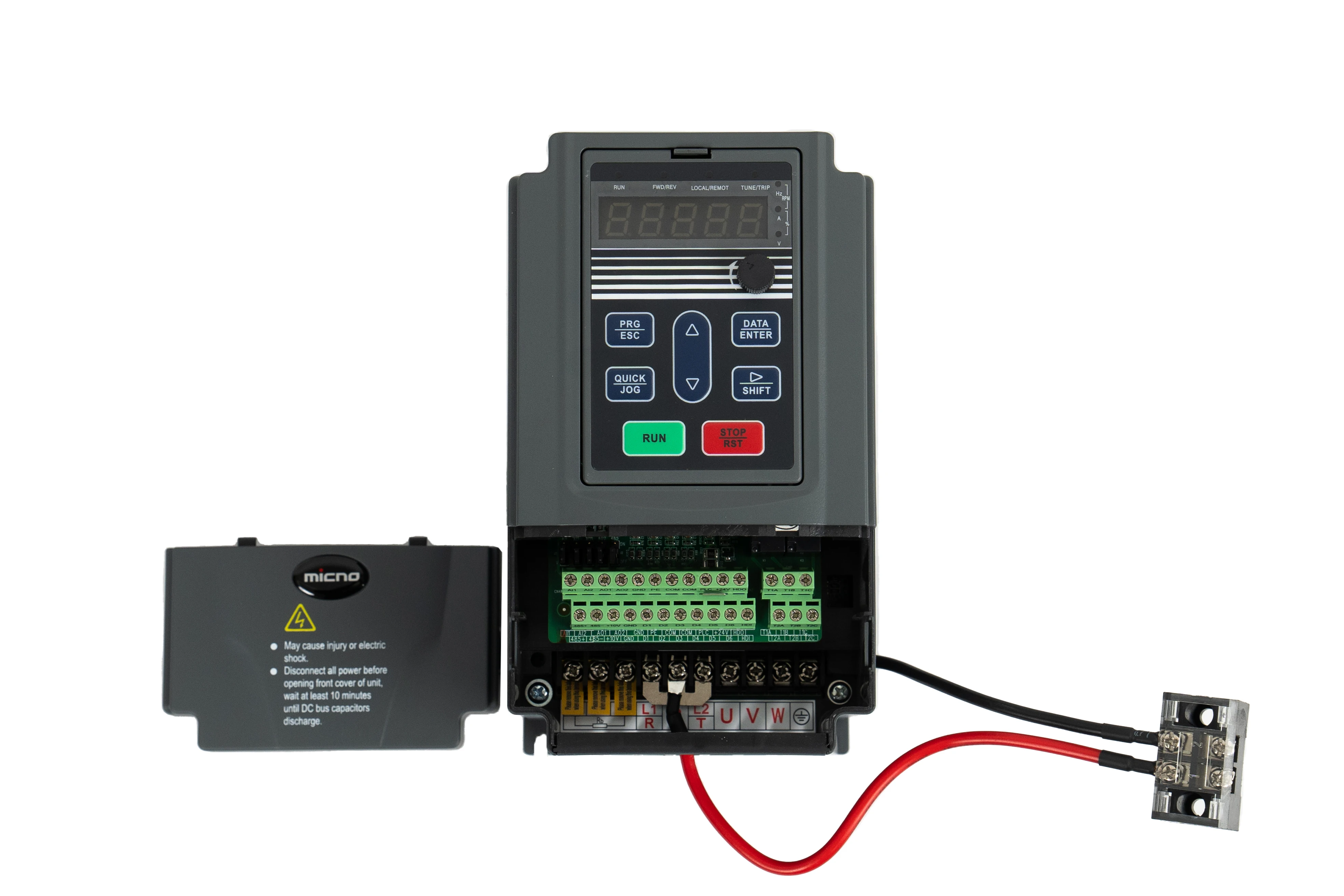 1.5kW Three Phase VFD 1AC 220V to 3AC 380V Vector Control AC Drive ...