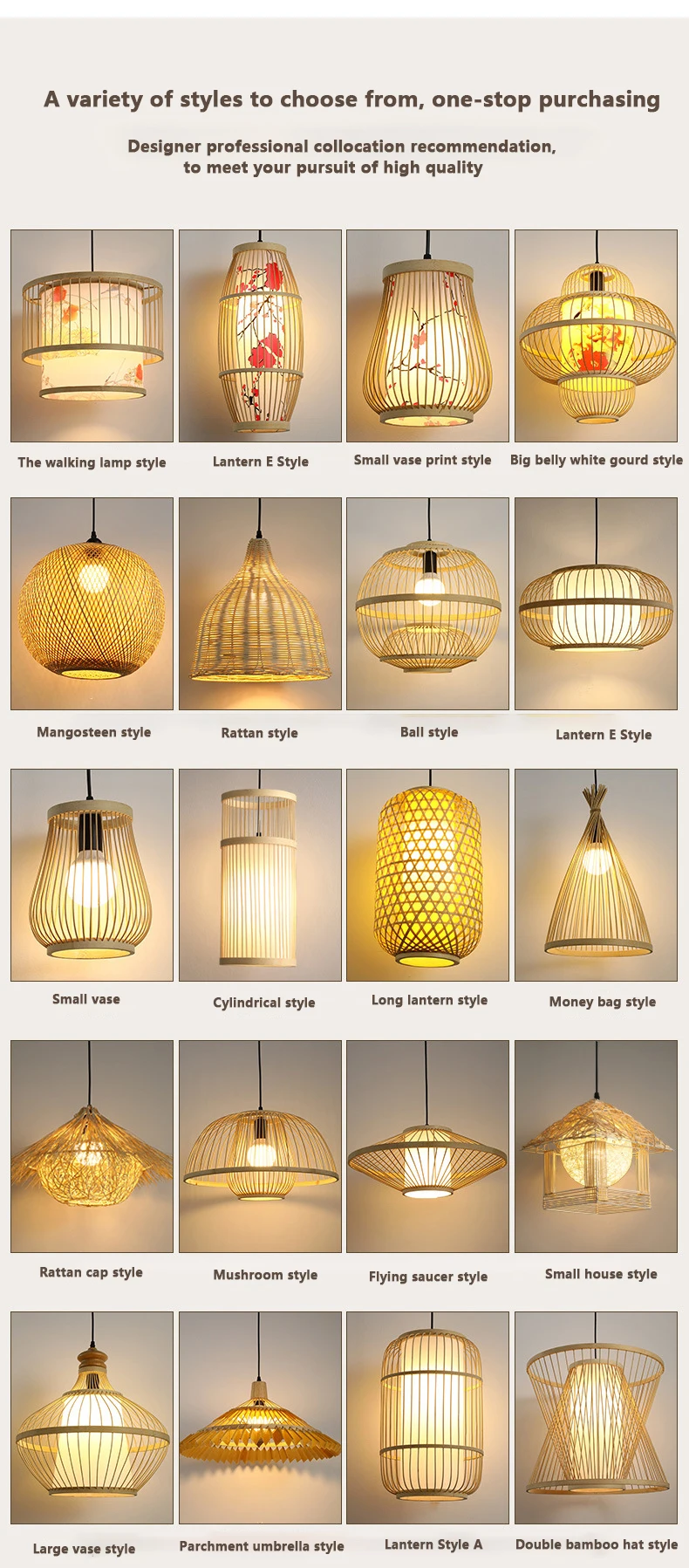 Handmade Hanging Led Ceiling Rattan Woven Home Bedroom Decors Rattan ...