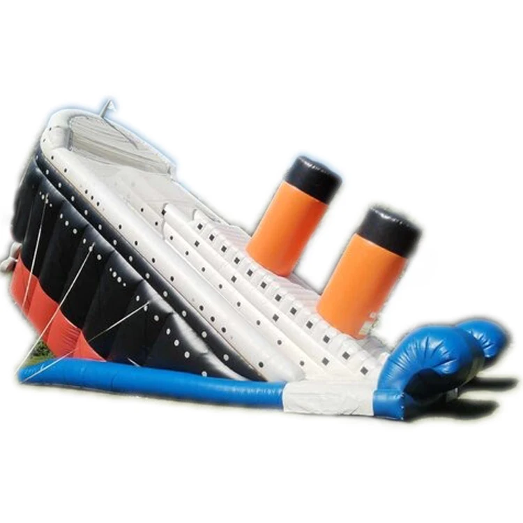 Giant Titanic Slide Inflatable Adventure Slide Bounce House For Fun ...