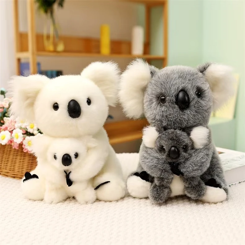 Cute Stuffed Animal Toy Realistic Koala Plush Toys Peluches Soft ...