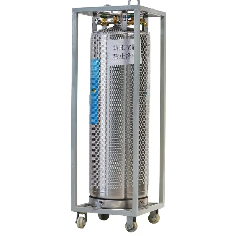 500l Liquid Oxygen Nitrogen And Argon Storage Tank Dewar Cryogenic ...
