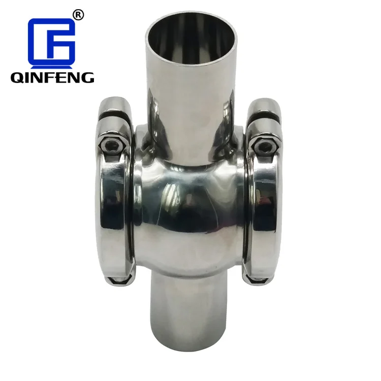 Sanitary Stainless Steel Cross Sight Glass,Four Way Sight Glass - Buy ...