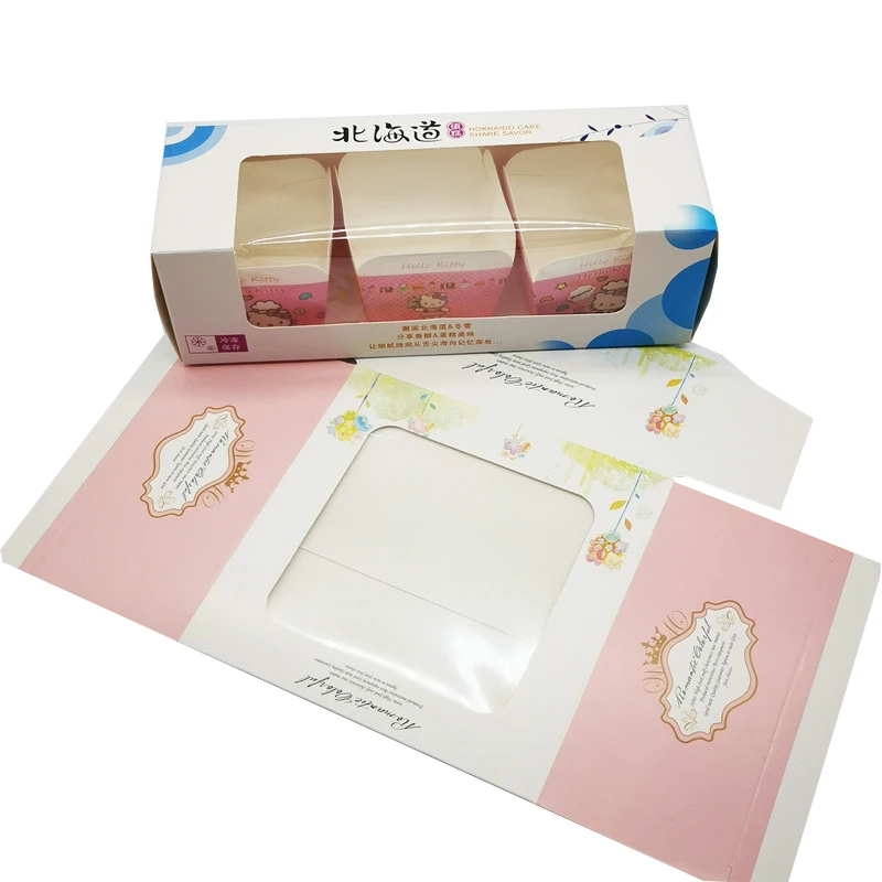 Factory Custom Dessert Eclairs Chocolate Box Paper Packaging - Buy ...