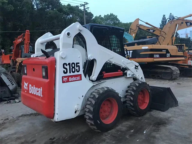Used Bobcat S185 Mini Skid Steer Loader - 2 Ton Capacity