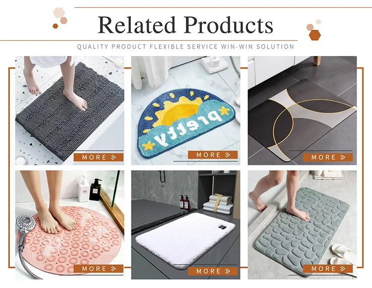 Printable Plain White Blank Memory Foam Shower Rugs Bathroom Carpet ...