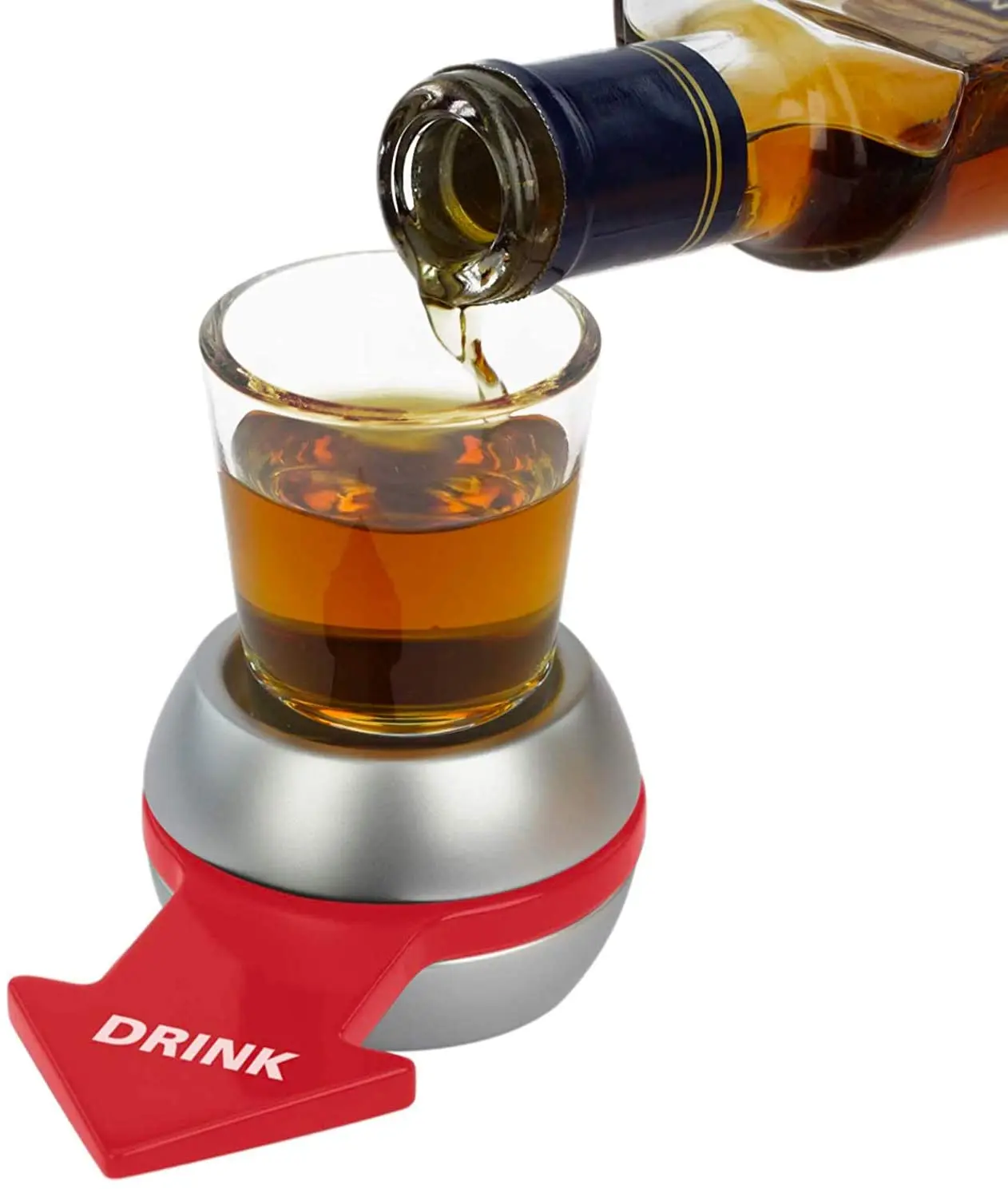 Hot Plastic Shot Spinner Party Game Rotatable Arrow Beer Wine Glass Cup ...