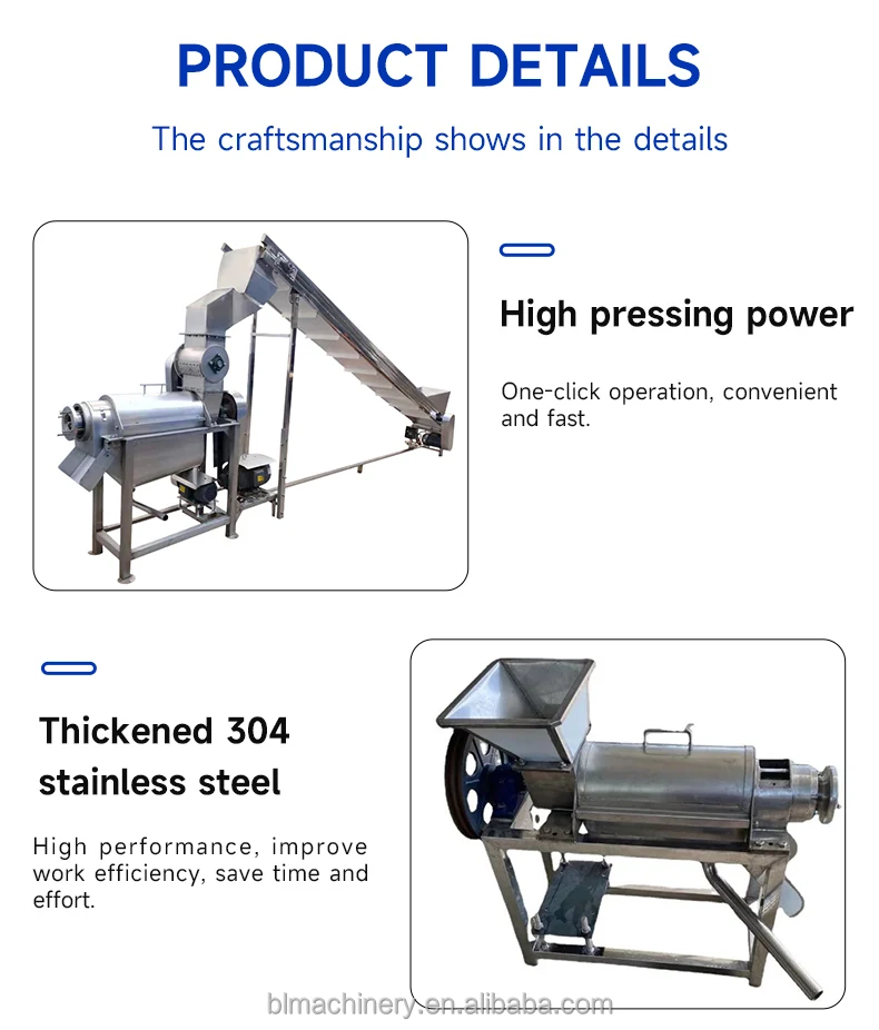 Automatic Slag Juice Separator Industrial Orange Juicer Stainless Steel ...