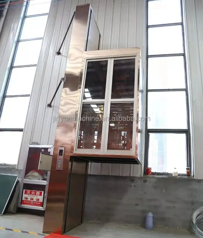 3m 4m,5m 6m Vertical Hydraulic Cheap Small Home Lift Home Mini Lift ...