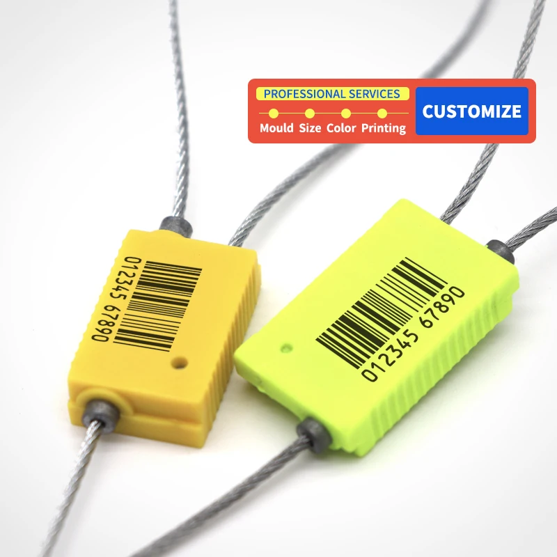 Ah-cs008 Disposable Pull Tight Abs Cable Seal Cargo Container Cable ...