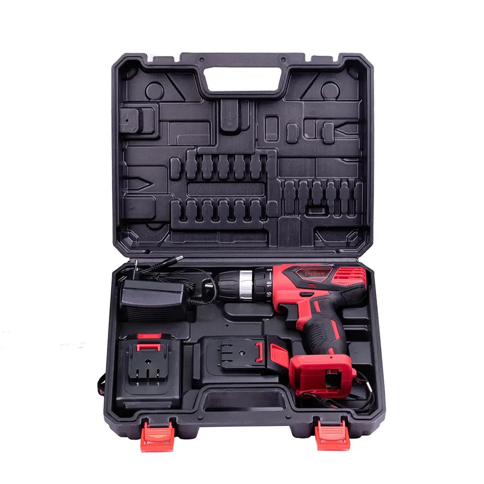 Battery Drill Machine Lithium with Two Batteries - HUSHANG
