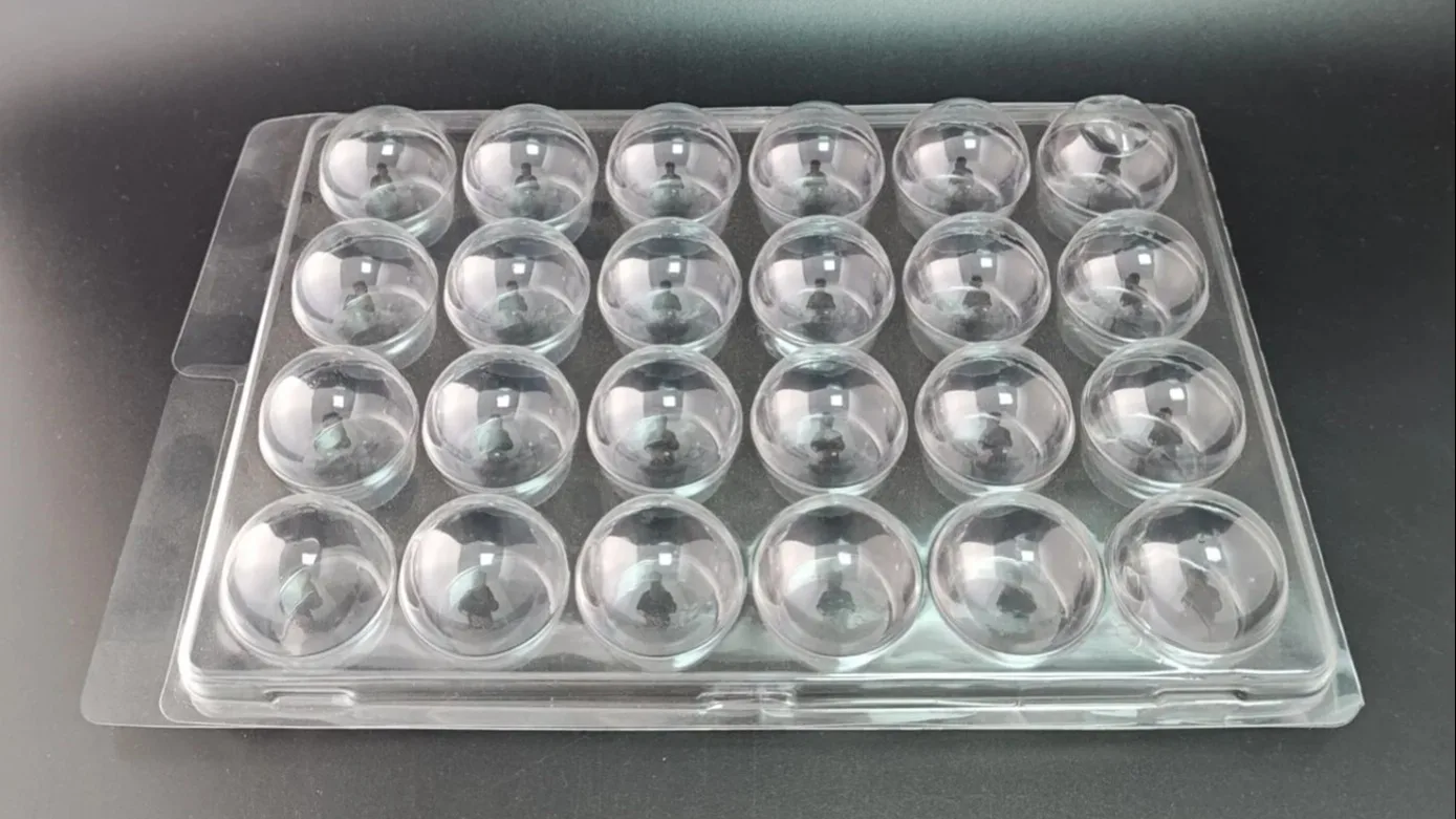 2 And 24 Pack Clear Chocolate Blister Packaging Box Pet Clamshell ...