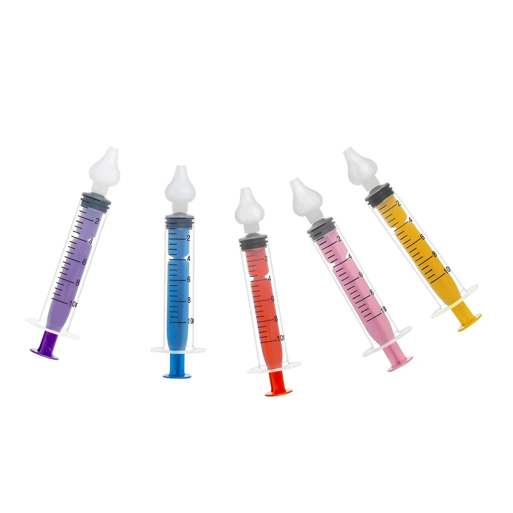 Nasal Rinse System,Colorful Nasal Syringe Portable Infant Nose Cleaner ...