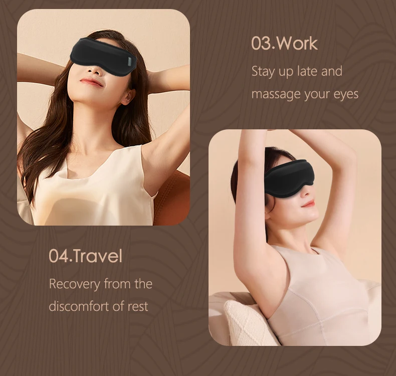 Adjustable Wear Vibration Massage Eye Mask to Sleep| Alibaba.com