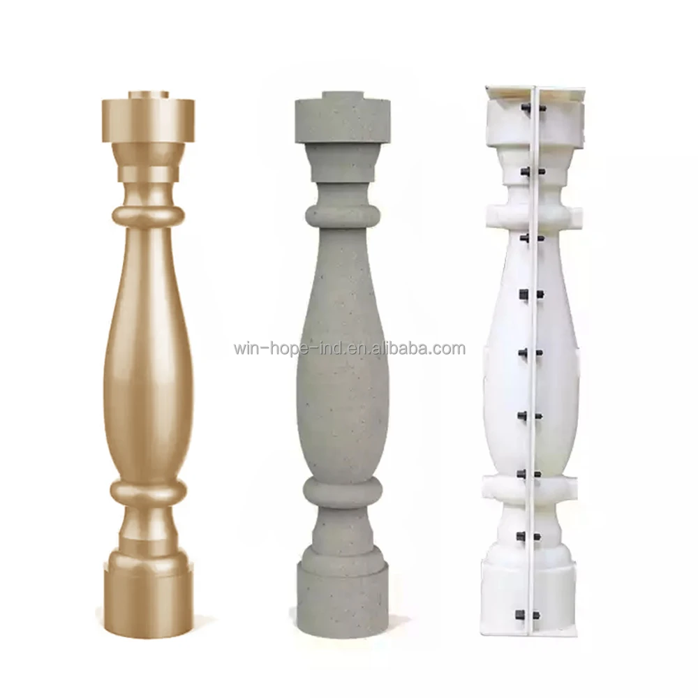 Precast Concrete Plastic Baluster Railing Mold for Sale