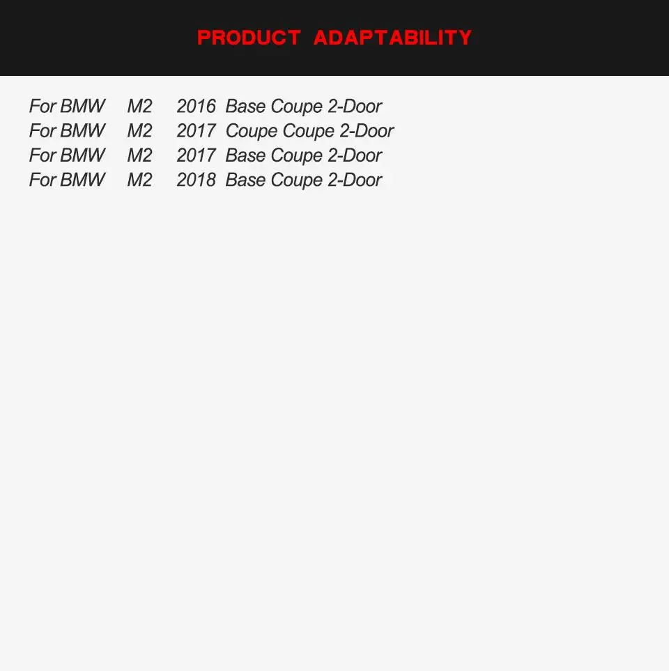 Carbon Fiber F87 M2 Front Diffuser Lip for BMW 2 Series