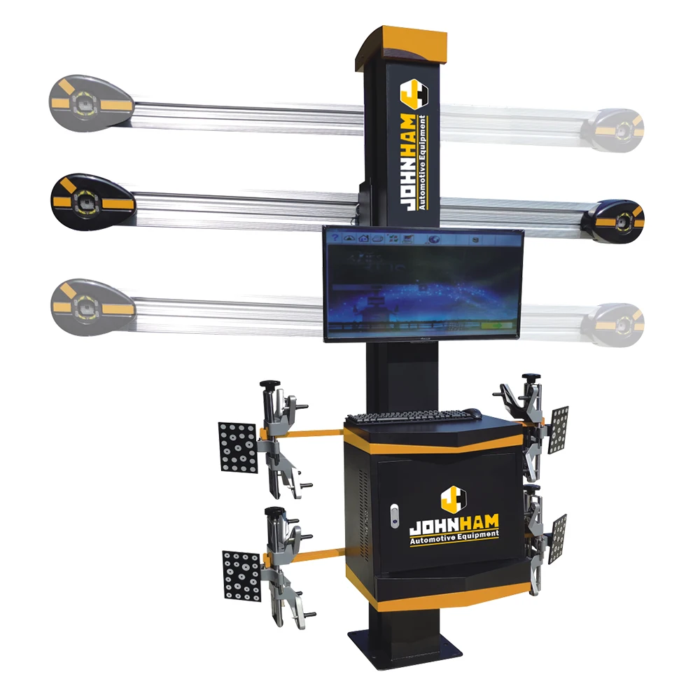 Johnham 3D Wheel Alignment Machine Aligner System Workshop Equipment ...