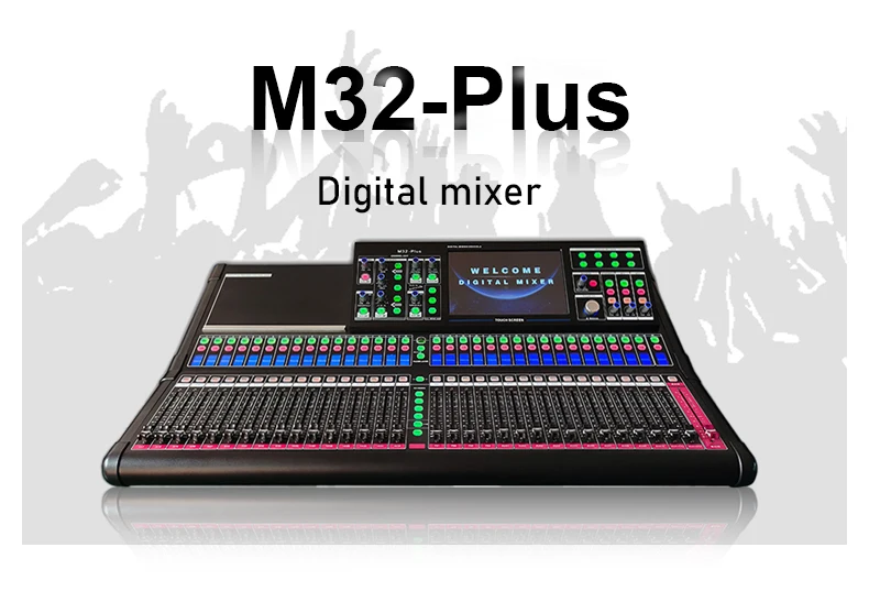 M32 Plus Professional Audio Mixer - 32 Channels & 32 XLR Inputs