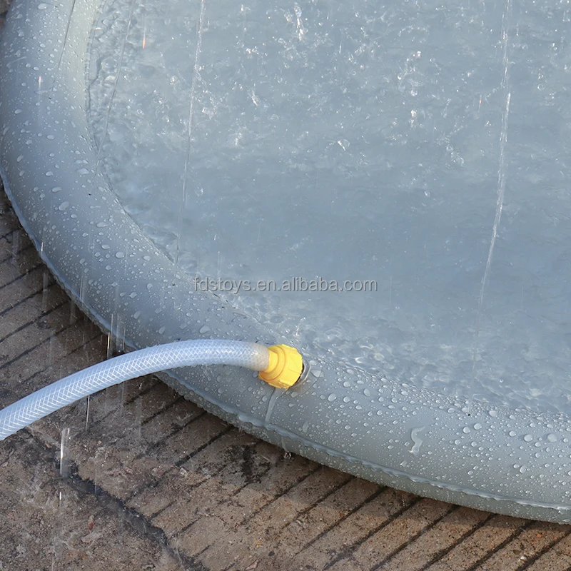 FDS Splash Sprinkler Pad for Dogs Kids, Non-Slip Thicken Dog Pool with ...