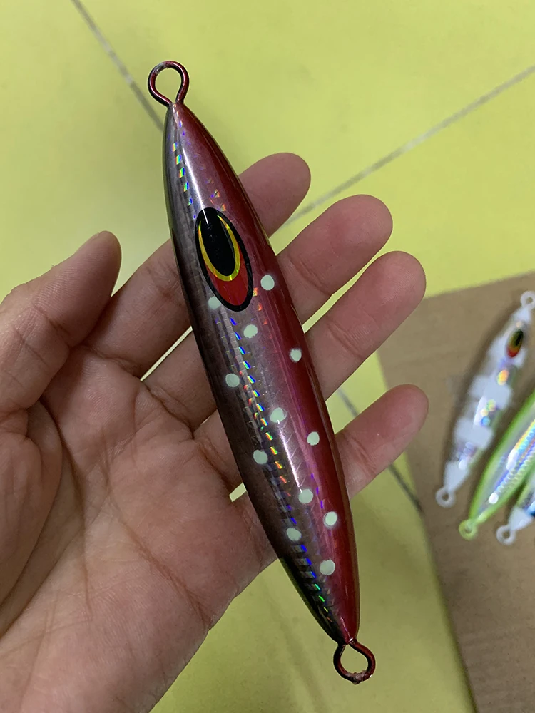 200g 300g 400g Metal Jig Lure - Slow Pitch Jigging Luminous