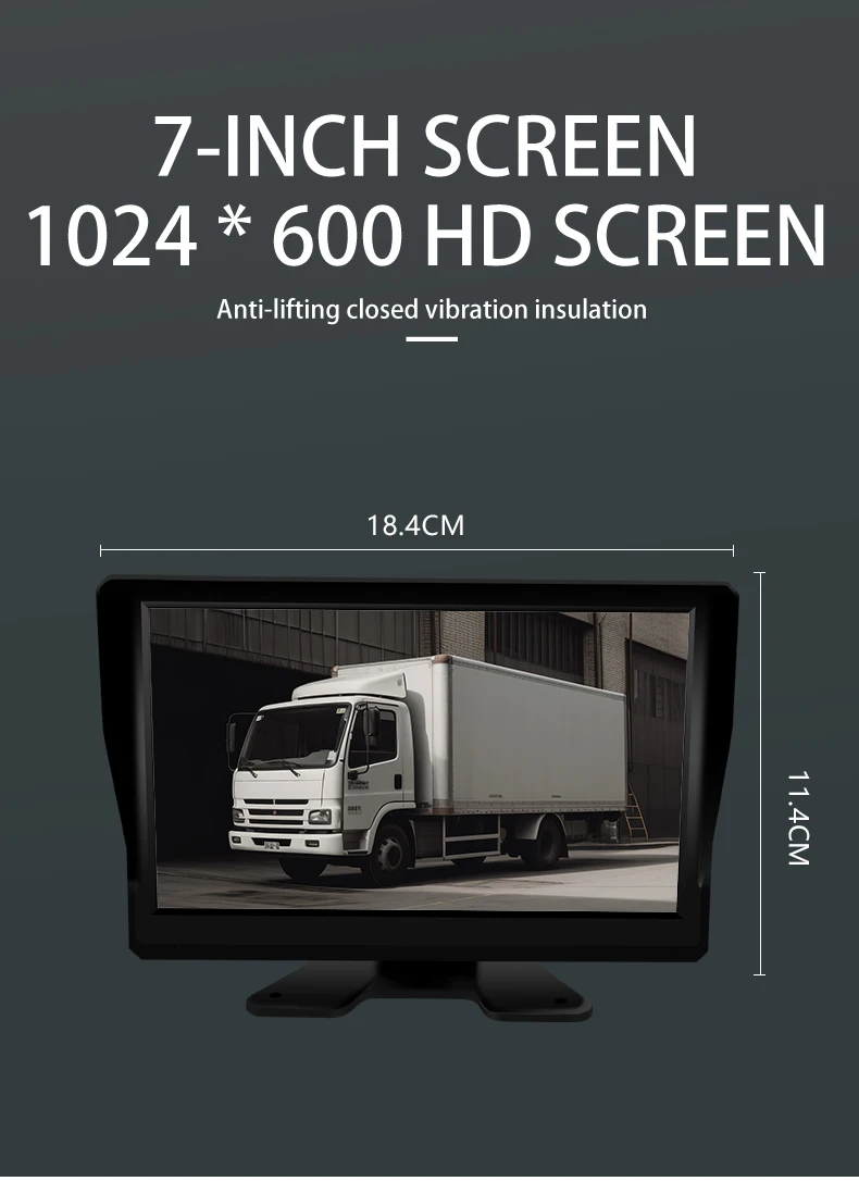 720P Truck Camera - Dual Vision & Night View Monitoring