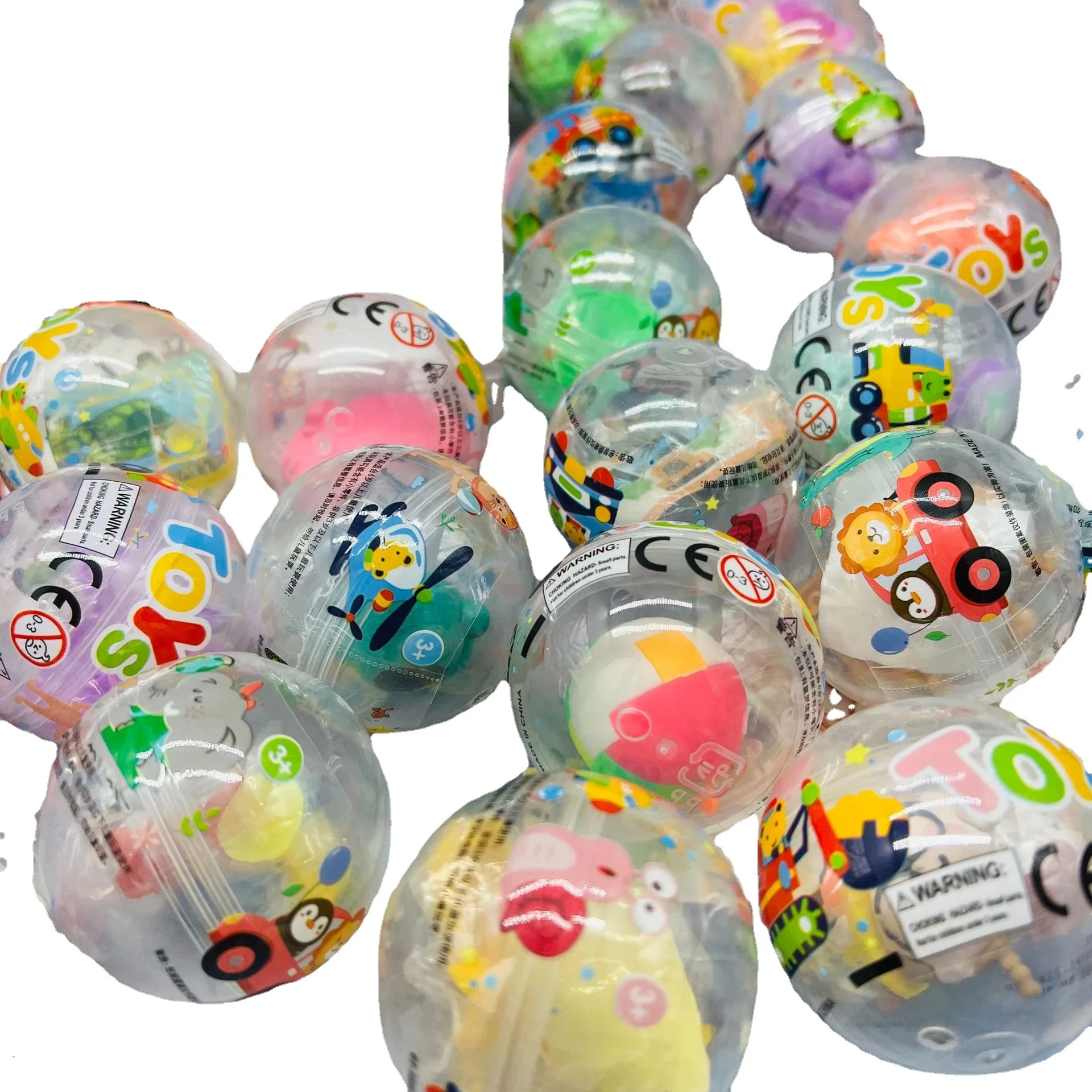 Alibaba.com: 50mm Plastic Gashapon Capsule Toy, Mini Round Ball Shape ...