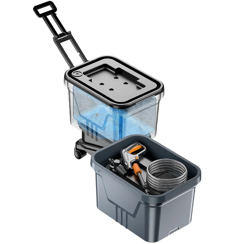 24/36v High Pressure Cordless Car Washer Wireless Spray Portable Water ...