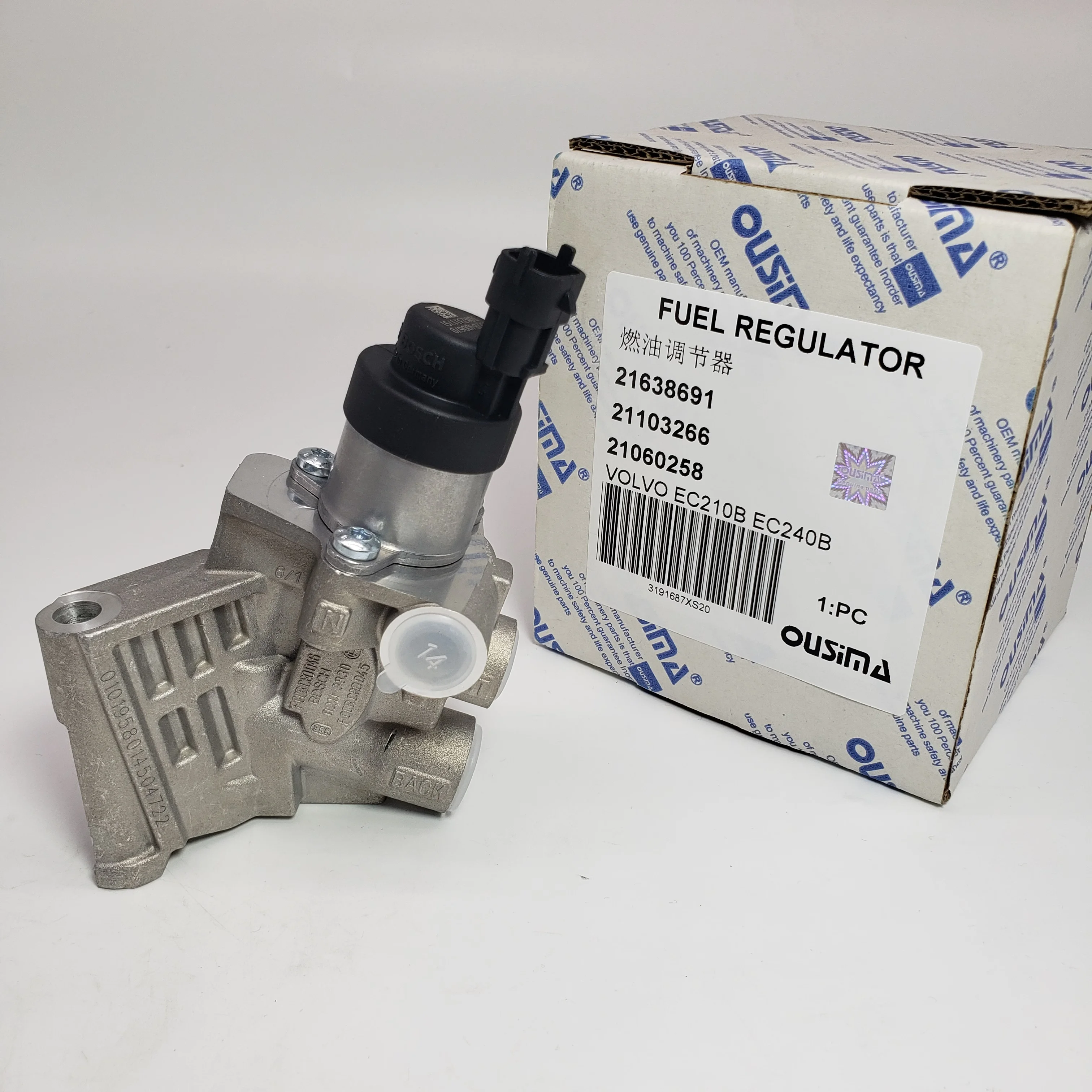 Volvo Ec210b Ec240b Ew180d Fuel Regulator Valve 21638691 21103266 ...