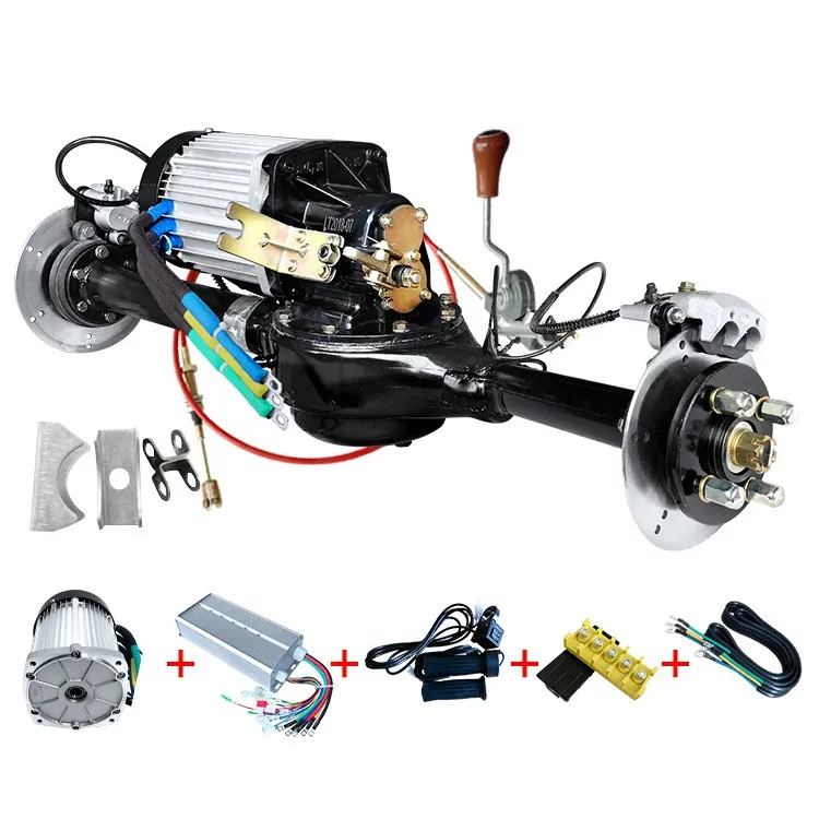 Electric Vehicle High Power 800kg Load 60V 72V 3000W BLDC Motor Rear ...