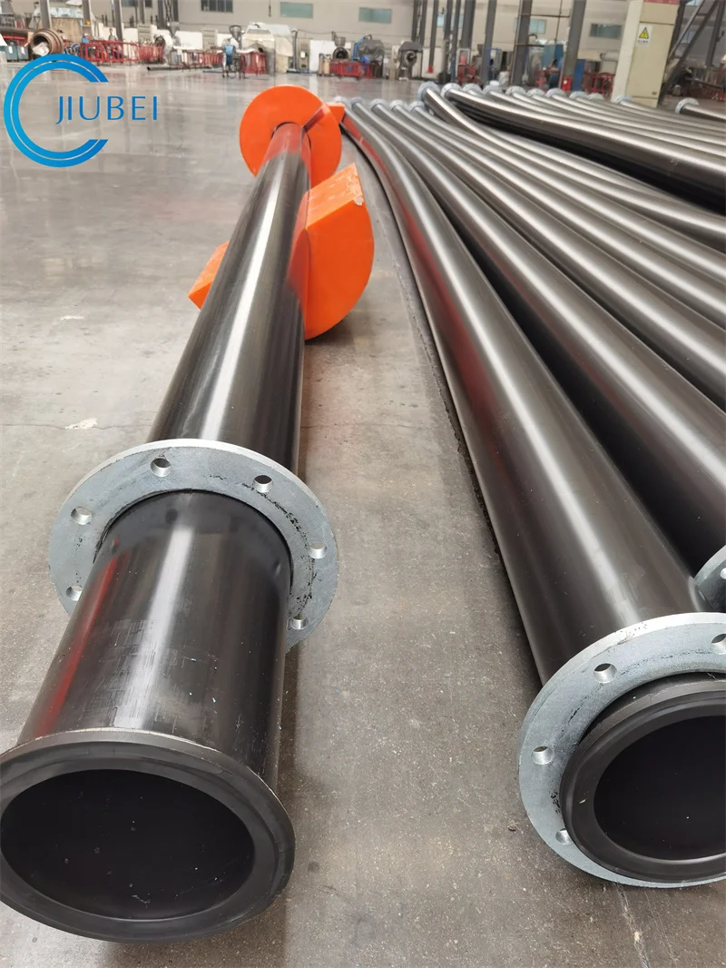 DN219 Flanged Black Color Flexible Wear Resistant UHMWPE Pipe for Pulp/slurry Dredging| Alibaba.com
