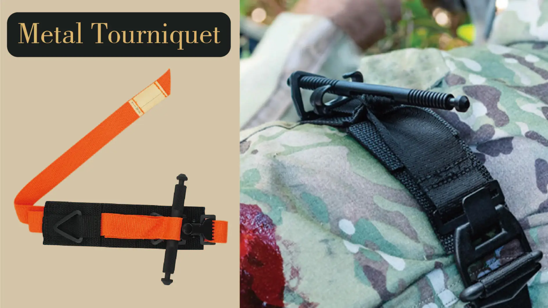 Medical One-handed Emergency Hemorrhage First Aid Kit Combat Outdoor Control Sof Tactical ...