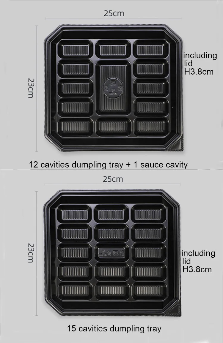 Refrigerated Dumpling Boxjapanese Style Pp Disposable Dumpling Plates ...