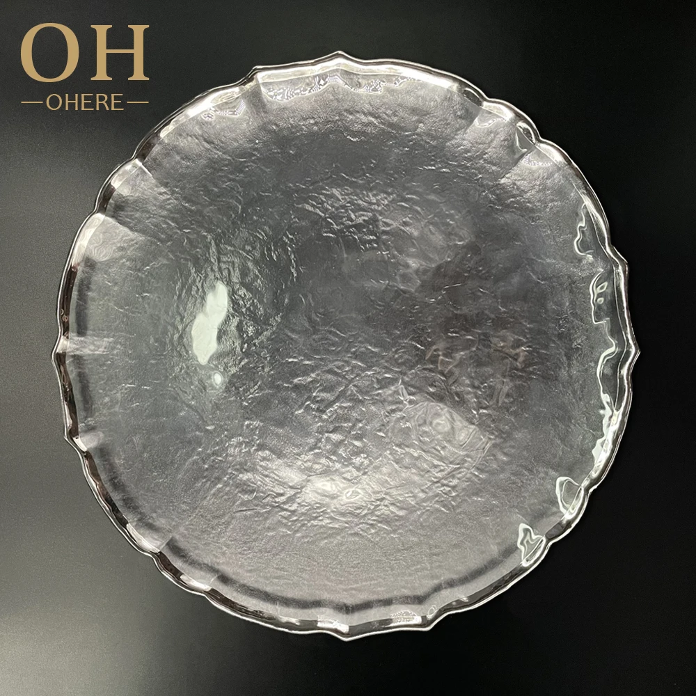 Charger Plate Wholesale Glass at Mary Eklund blog