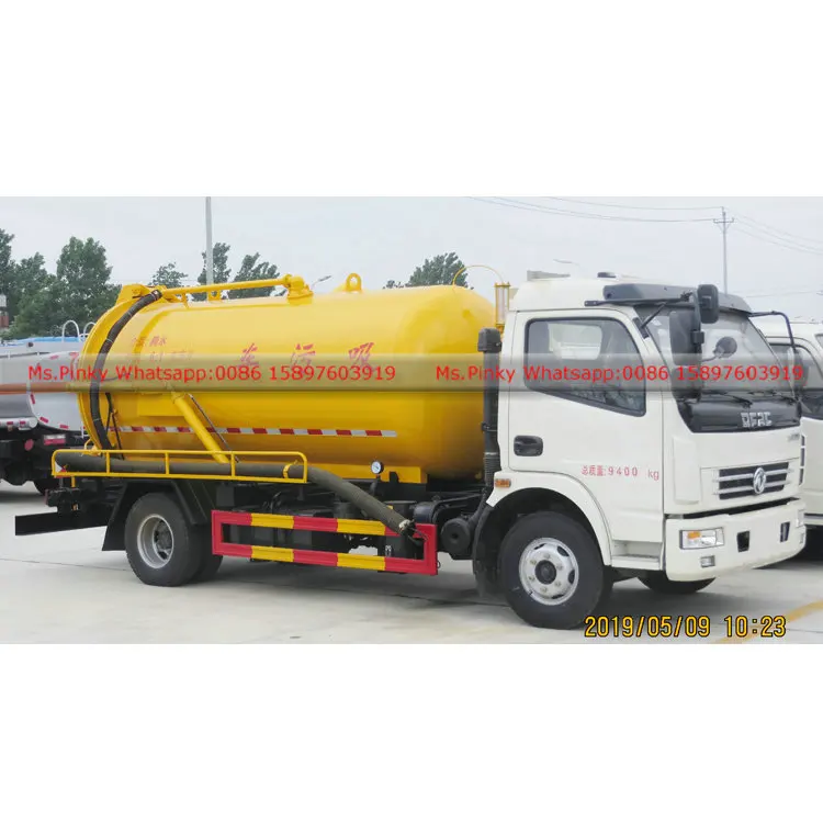 Sewage Tanker Septic Tank Truck 6m3 Vacuum Tankers - Buy Septic Tank ...