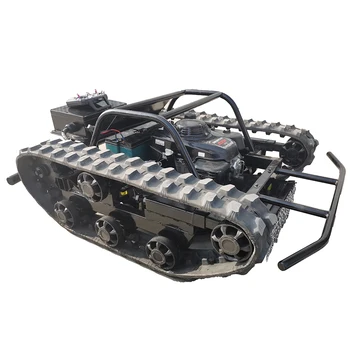 Remote Controlled Robotic All Terrain Lawn Mower With Tracked Walking ...