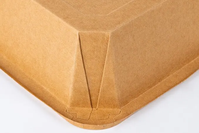 Octagonal Square Food Takeaway Packaging Box Customize Kraft Paper Box