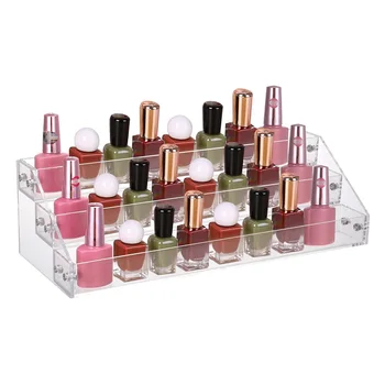 3 Layers Acrylic Storage Rack Nail Polish,Lipstick,Perfume,Cosmetics ...