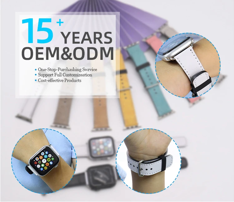 Casta Sublimation Leather Smart Watch Bands for Series 7