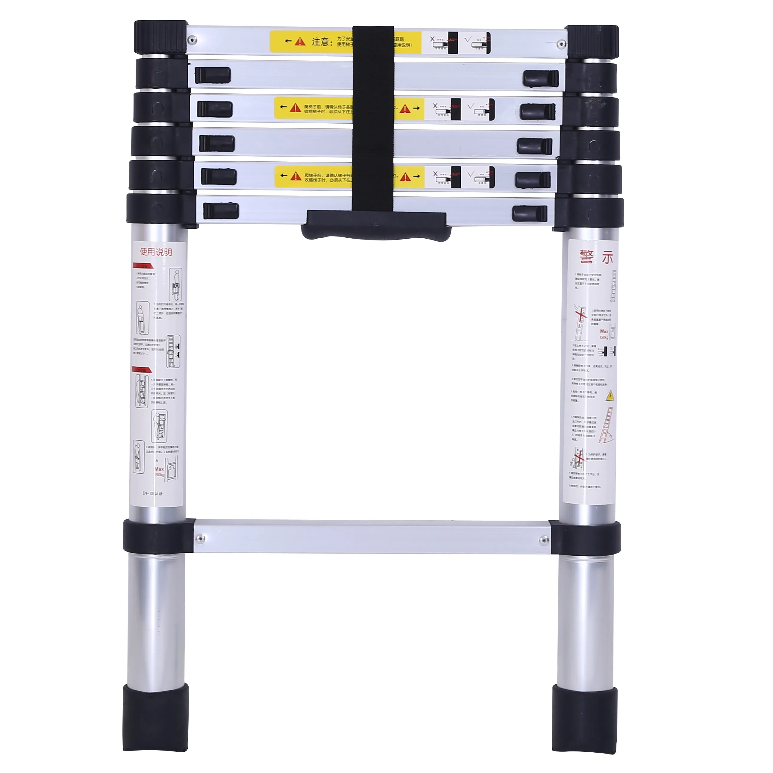 Manual Telescopic Ladder Telescopic Aluminium Ladder Foldable Plegable ...