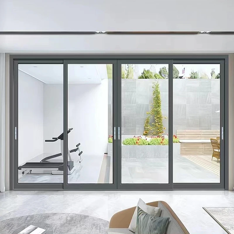 Automatic Hermetic Farmhouse Triple Stacker Sliding Doors Andersen ...