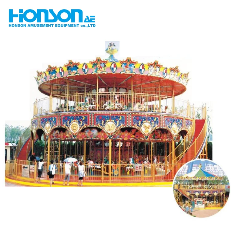 Commercial Entertainment Equipment Metal Material Carousel Children's ...
