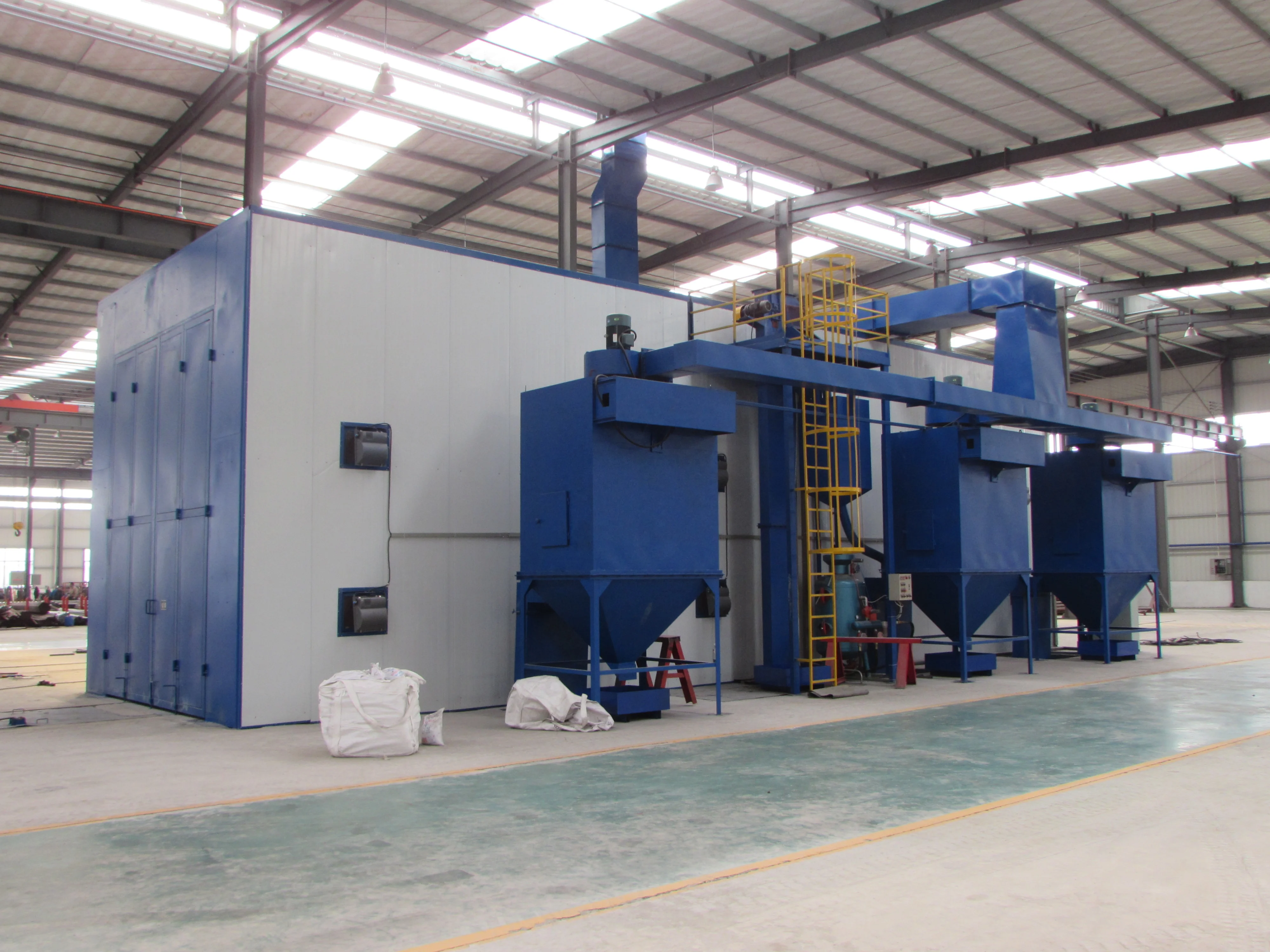 Blasting Booth and Shot Blasting Room with Steel Structure Easy ...