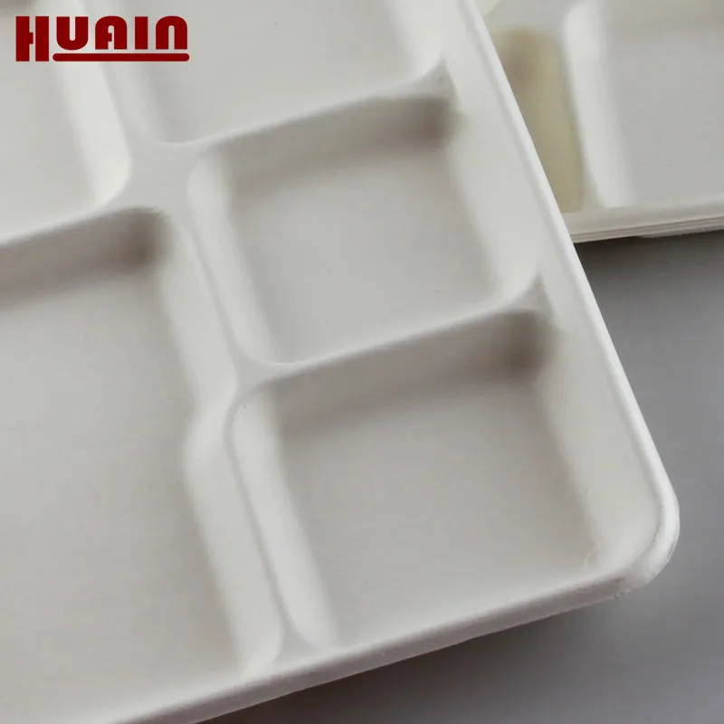 Biodegradable Pulp Mold Packaging 5 Compartments Pulp Insert - Buy Pulp ...