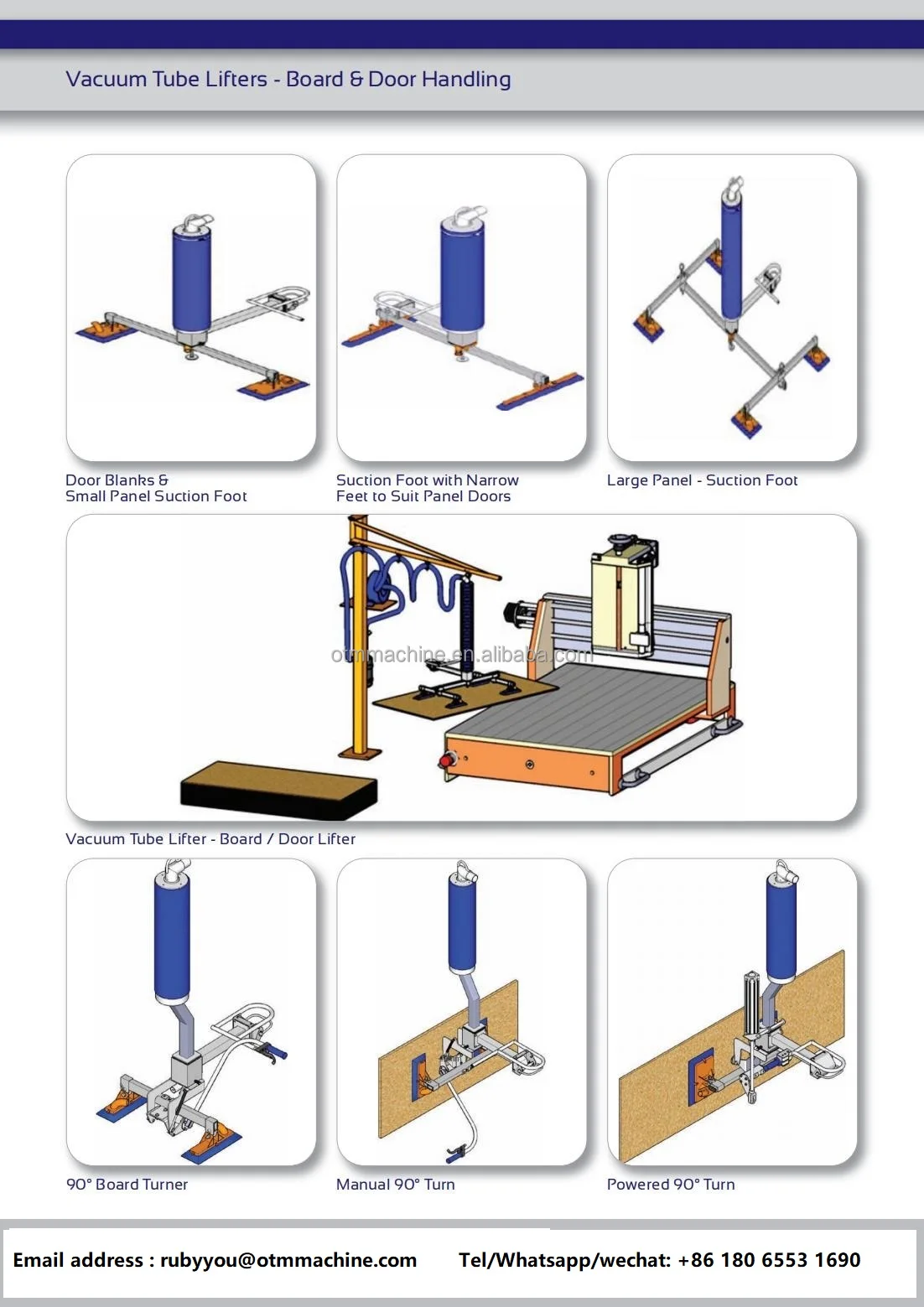 Wood Panel Suction Cup Vacuum Lifter - Ideal for MDF & Chipboard
