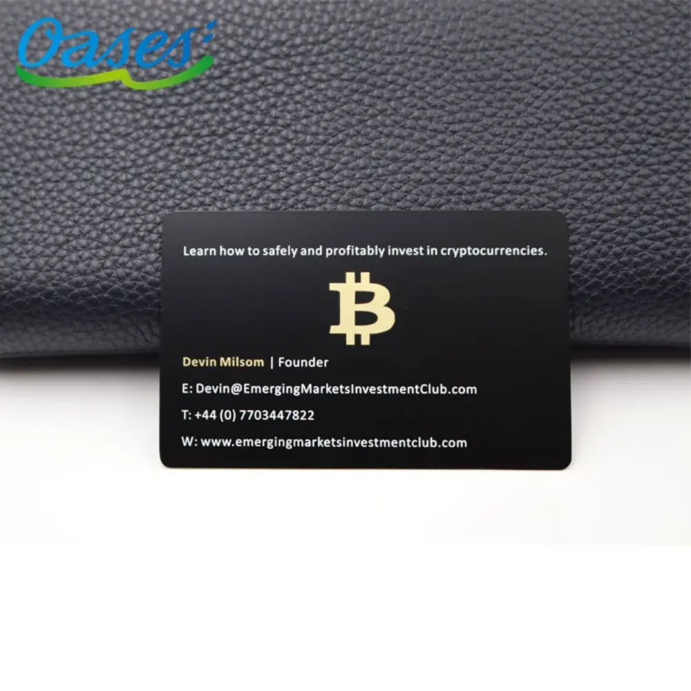 Cheap Blank Gold Bank Mushiness Metal Laser Credit Black Anodized ...